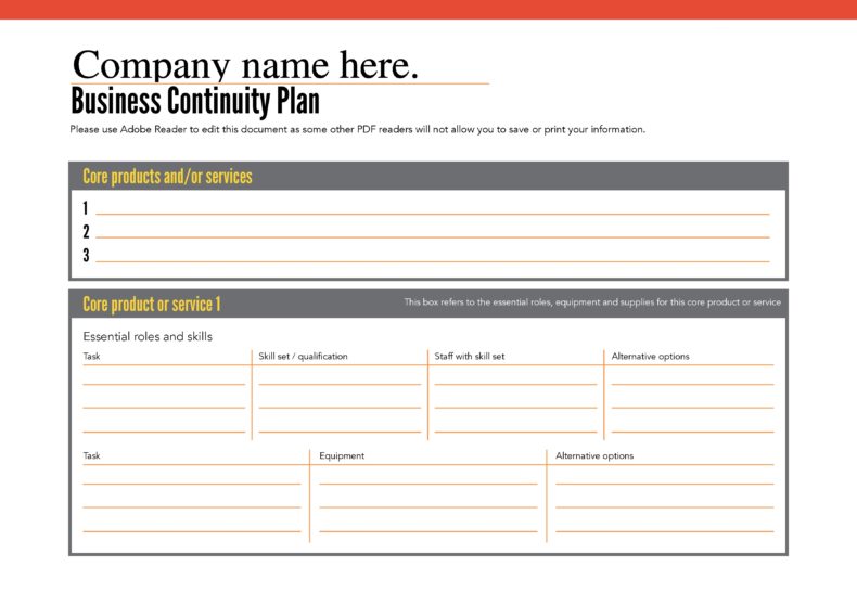 46 Best Business Continuity Plan Templates [Word & PDF]