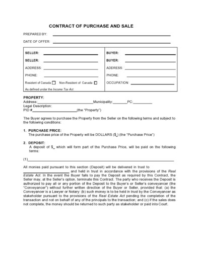 44 Free Buy-Sell Agreement Templates (& Samples)