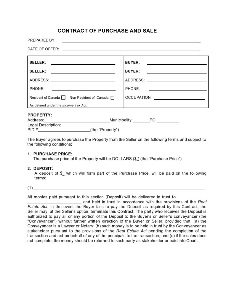 44 Free Buy-Sell Agreement Templates (& Samples)