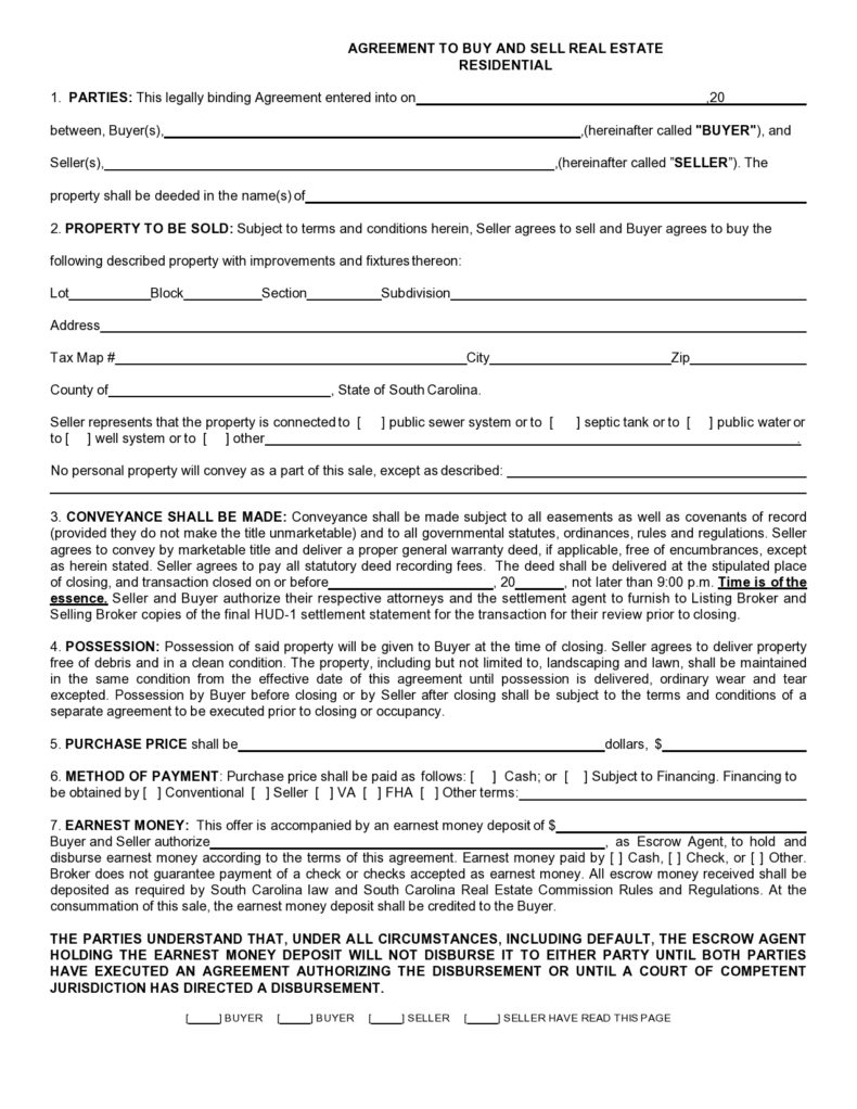 44 Free Buy-Sell Agreement Templates (& Samples)