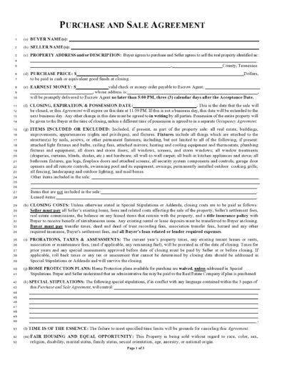 44 Free Buy-Sell Agreement Templates (& Samples)