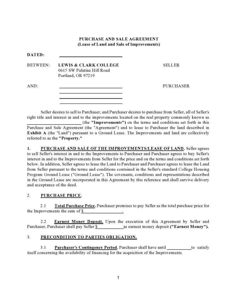 44 Free Buy-Sell Agreement Templates (& Samples)