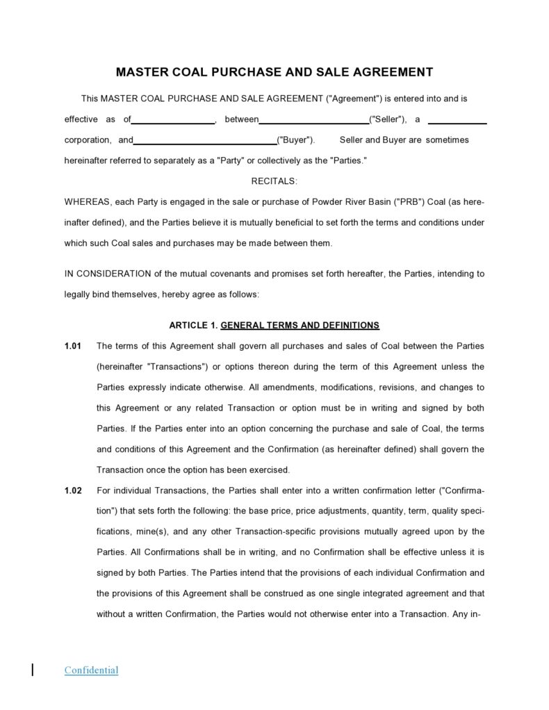 44 Free Buy-Sell Agreement Templates (& Samples)