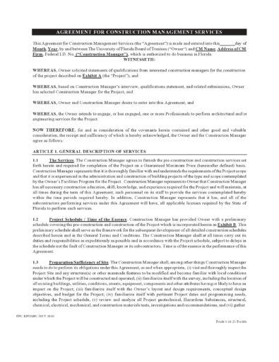 41 Simple Construction Contract Templates [100% Free]