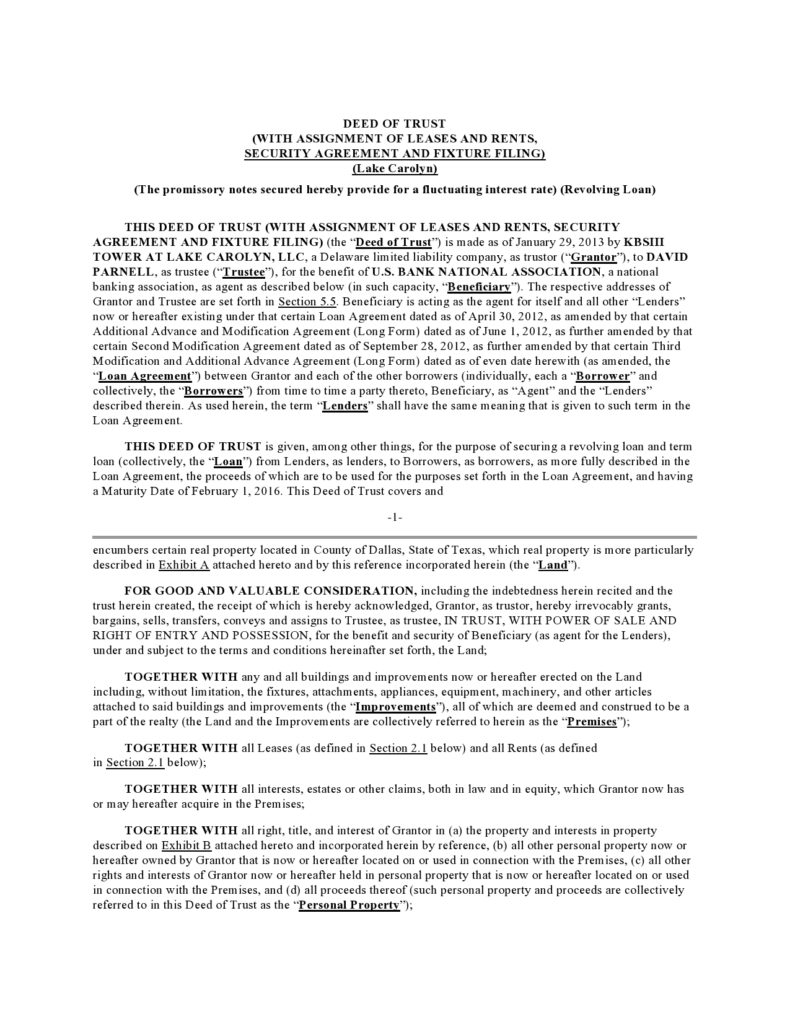 42 Comprehensive Deed of Trust Forms [Word] ᐅ TemplateLab