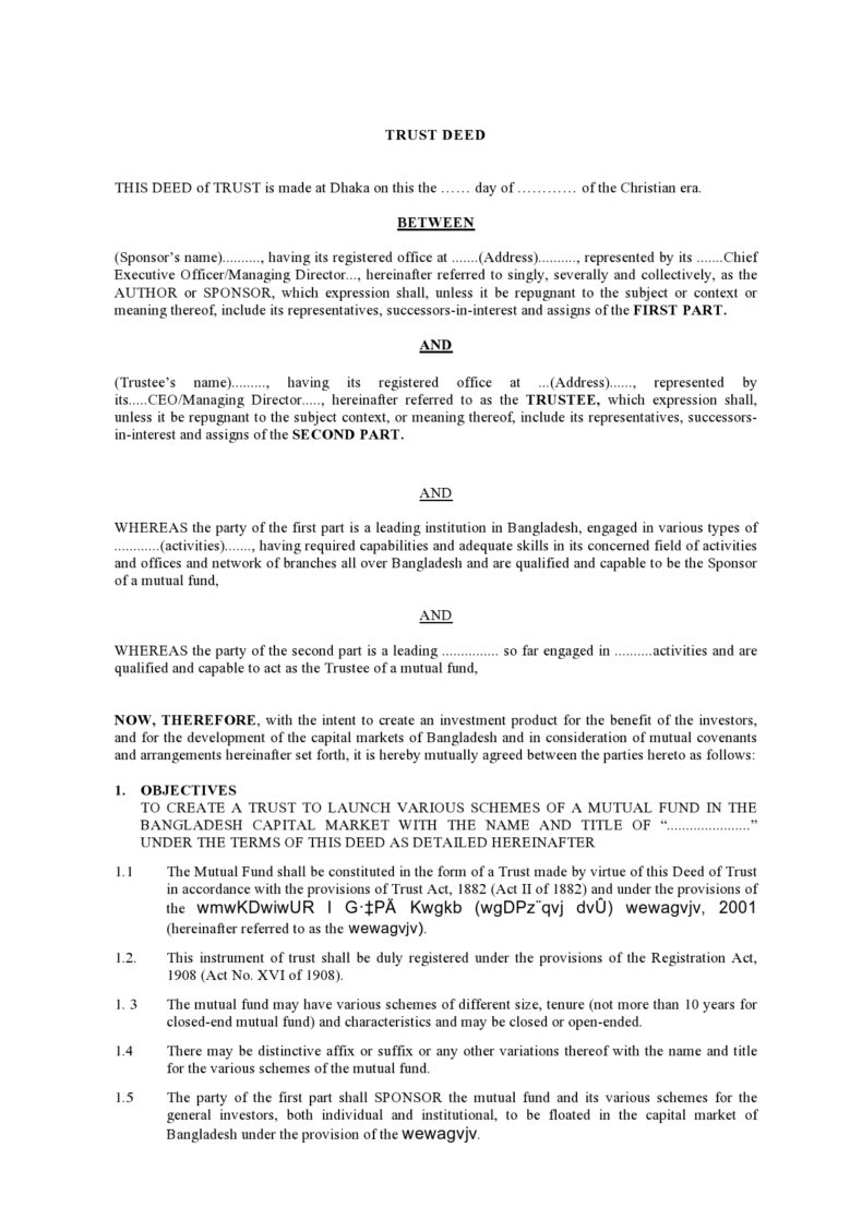 42 Comprehensive Deed of Trust Forms [Word] ᐅ TemplateLab