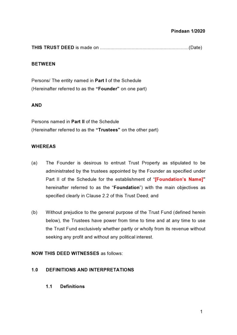 42 Comprehensive Deed of Trust Forms [Word] ᐅ TemplateLab