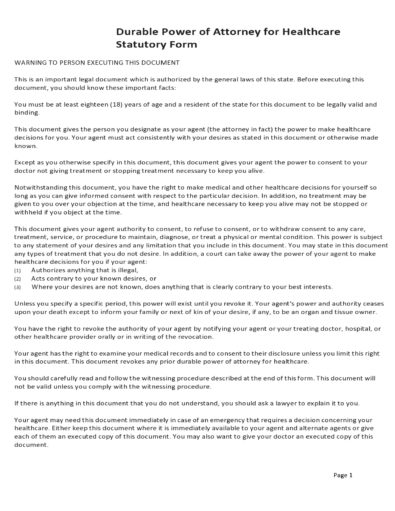 41 Best Durable Power of Attorney Templates & Forms [Free]