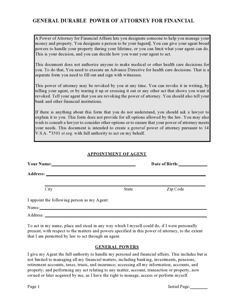 41 Best Durable Power of Attorney Templates & Forms [Free]