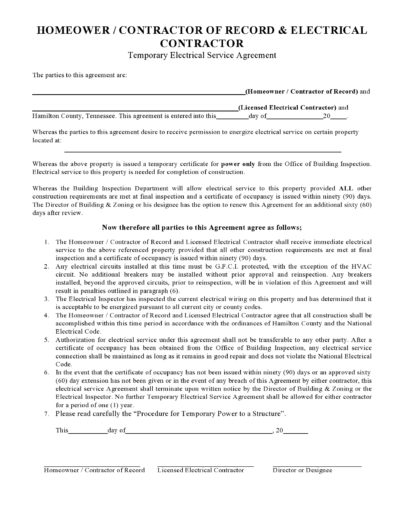 38 Free Electrical Contract Templates ( & Agreement Examples) ᐅ TemplateLab