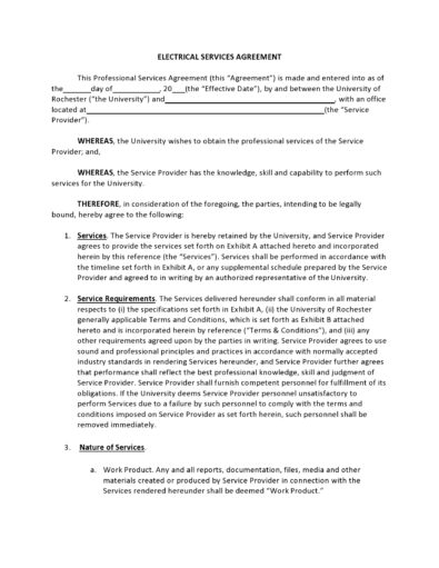 38 Free Electrical Contract Templates ( & Agreement Examples) ᐅ TemplateLab