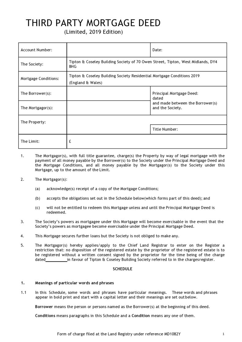 46 Great Mortgage Deed & Mortgage Agreement Samples [Free]