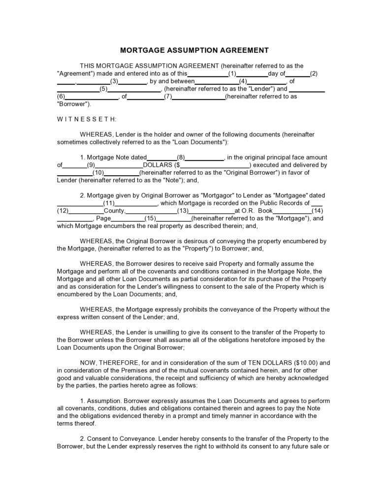 46 Great Mortgage Deed & Mortgage Agreement Samples [Free]