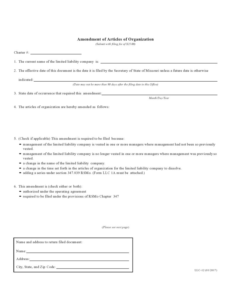 44 Free Operating Agreement Amendment Templates (& Forms) ᐅ TemplateLab