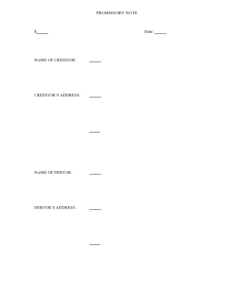 50+ FREE Promissory Note Templates [Secured & Unsecured ]