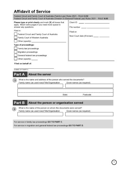 46 Free Proof of Service Forms [Affidavit of Service]