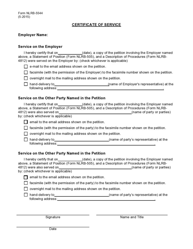 46 Free Proof of Service Forms [Affidavit of Service]