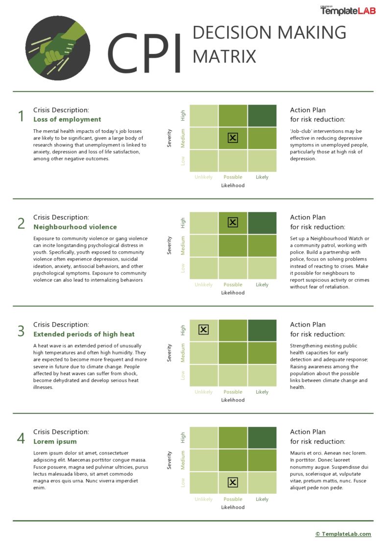 12 BEST Decision Matrix Templates (Word, Excel, PowerPoint)