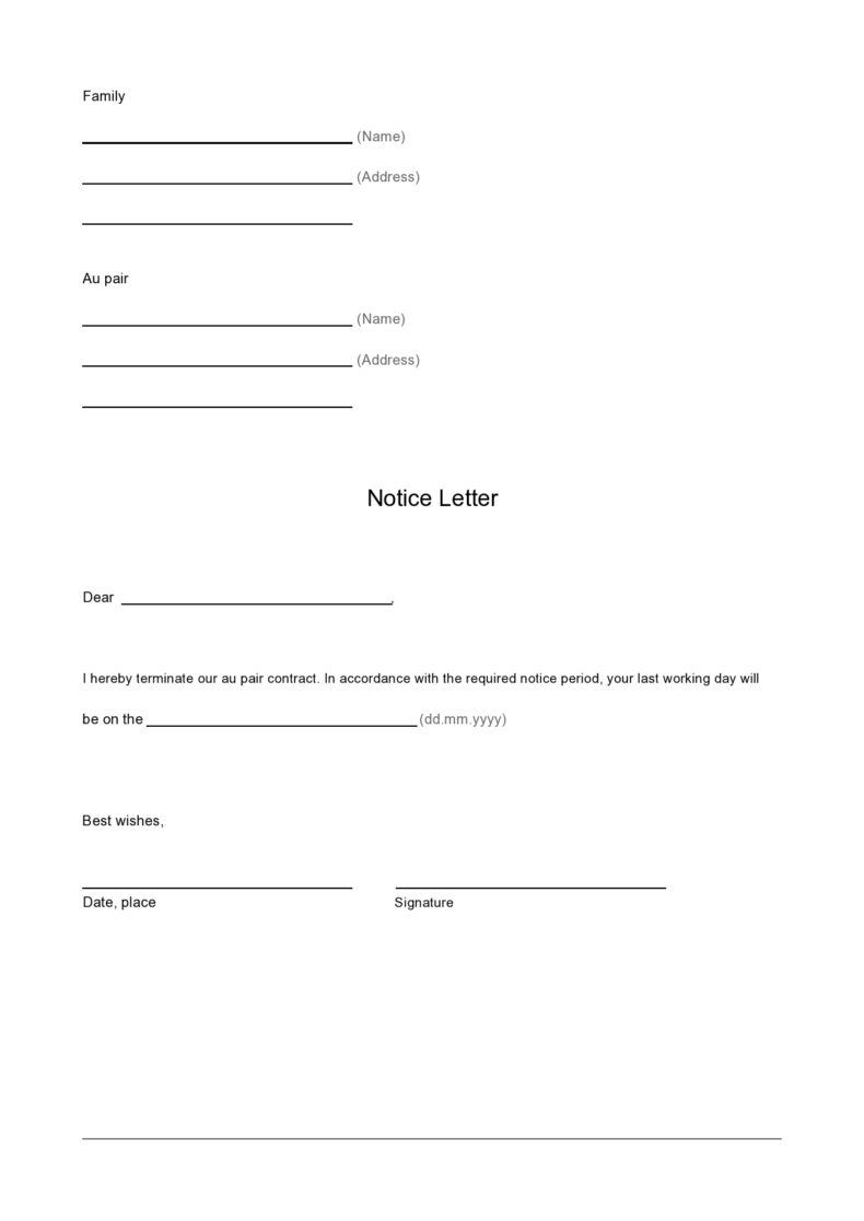 50 Best Contract Termination Letter Samples [+Templates] ᐅ TemplateLab