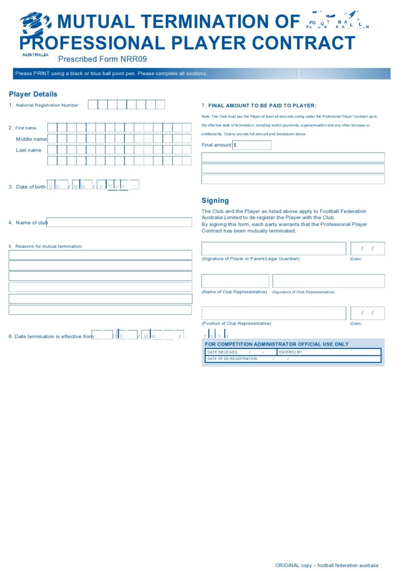 50 Best Contract Termination Letter Samples [+Templates] ᐅ TemplateLab