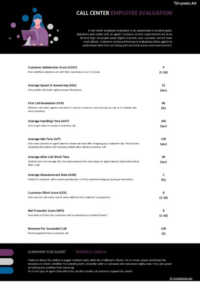 12 Perfect Employee Evaluation Templates [FREE] - TemplateLab