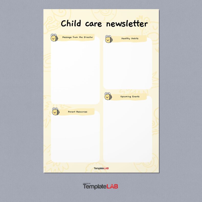 19 Creative Preschool Newsletter Templates (FREE)