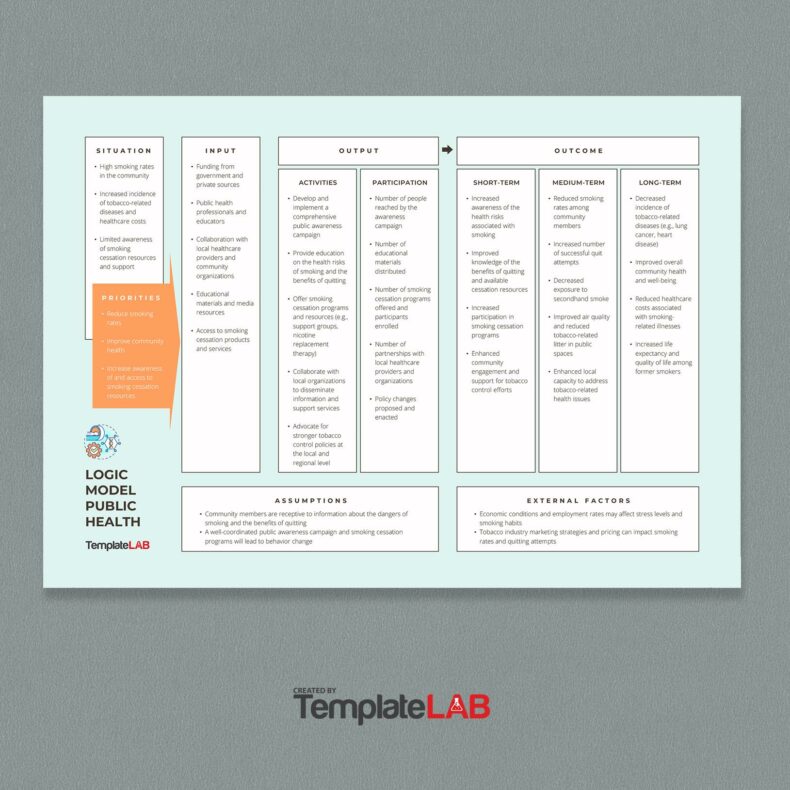 19 Fillable Logic Model Templates & Examples [Word, PowerPoint]