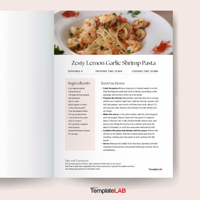 42 Perfect Cookbook Templates [+Recipe Book & Recipe Cards]