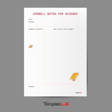 16 Printable Cornell Notes Templates [Word, Excel, PDF]