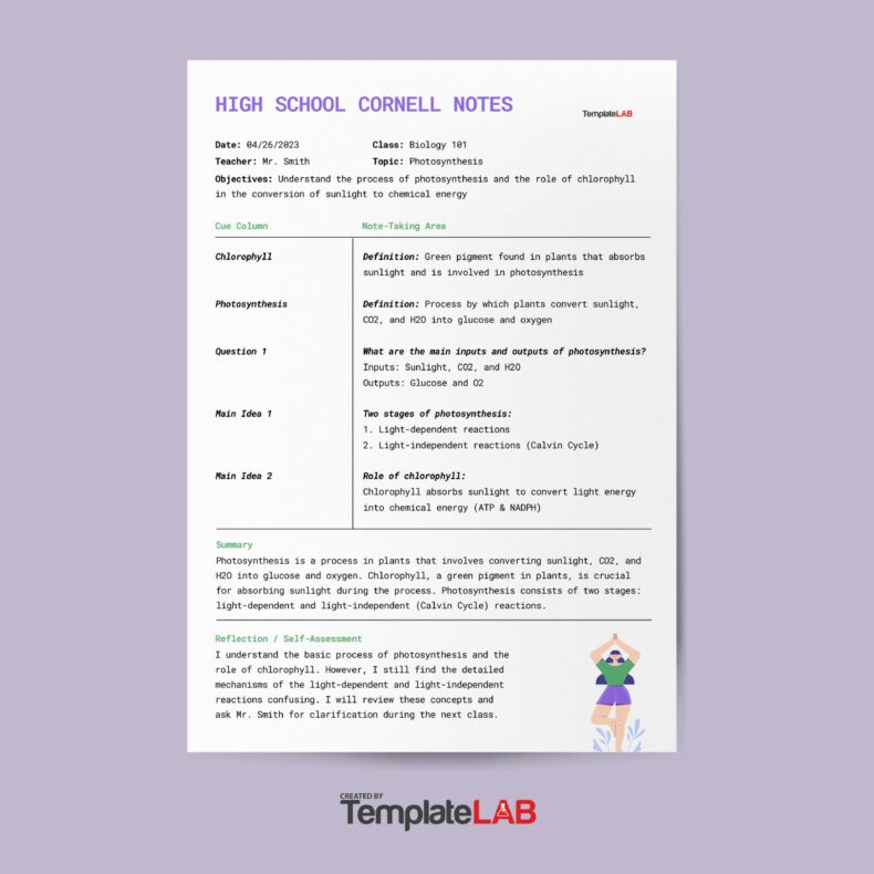 16 Printable Cornell Notes Templates [Word, Excel, PDF]