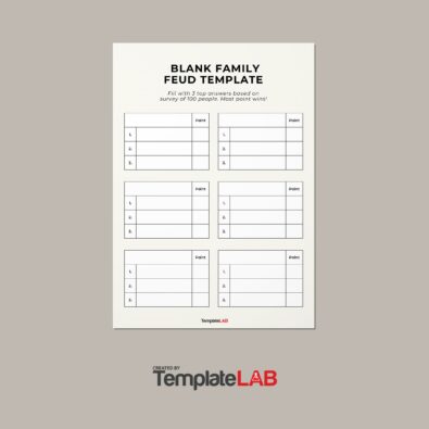 19 Great Family Feud Templates (PowerPoint, PDF & Word) ᐅ TemplateLab
