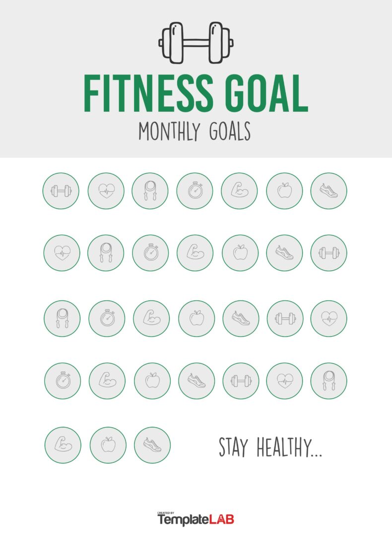 19 Printable Goal Chart Templates [Free] ᐅ TemplateLab