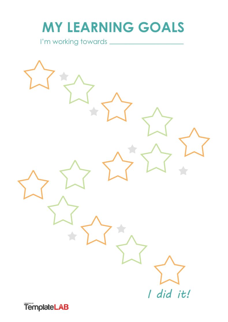 19 Printable Goal Chart Templates [Free] ᐅ TemplateLab