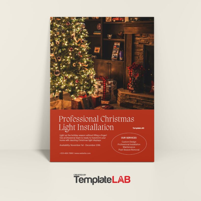 18 Free Christmas Flyer Templates [Word, PDF, PSD]