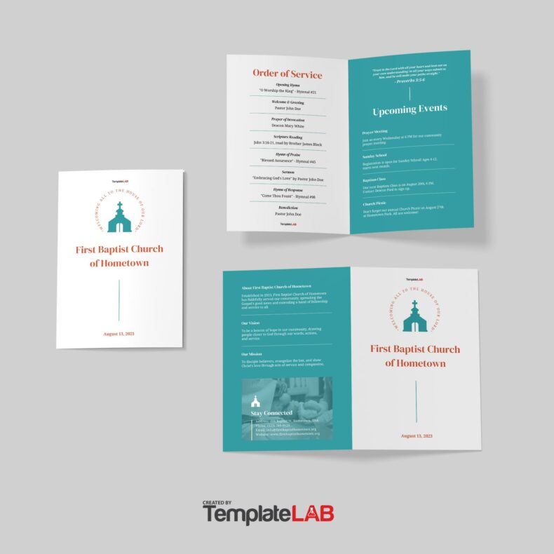 19 Free Church Bulletin Templates (+Church Programs)