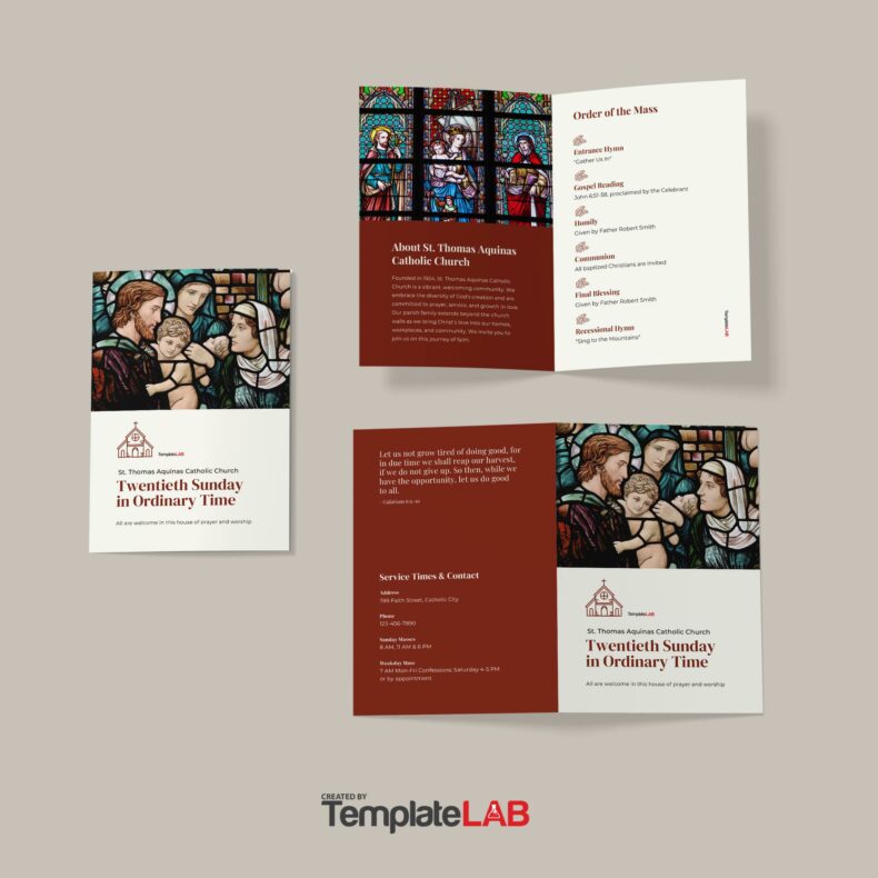 19 Free Church Bulletin Templates (+Church Programs)