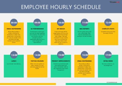 43 Effective Hourly Schedule Templates (Excel, Word, PDF) ᐅ TemplateLab