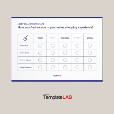 27 Free Likert Scale Templates & Examples [Word/Excel/PPT]