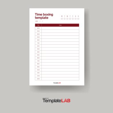 37 Printable Time Blocking Templates [Weekly, Daily, Monthly]