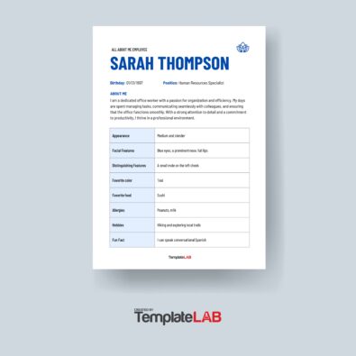 19 Printable All About Me Templates (FREE) ᐅ TemplateLab