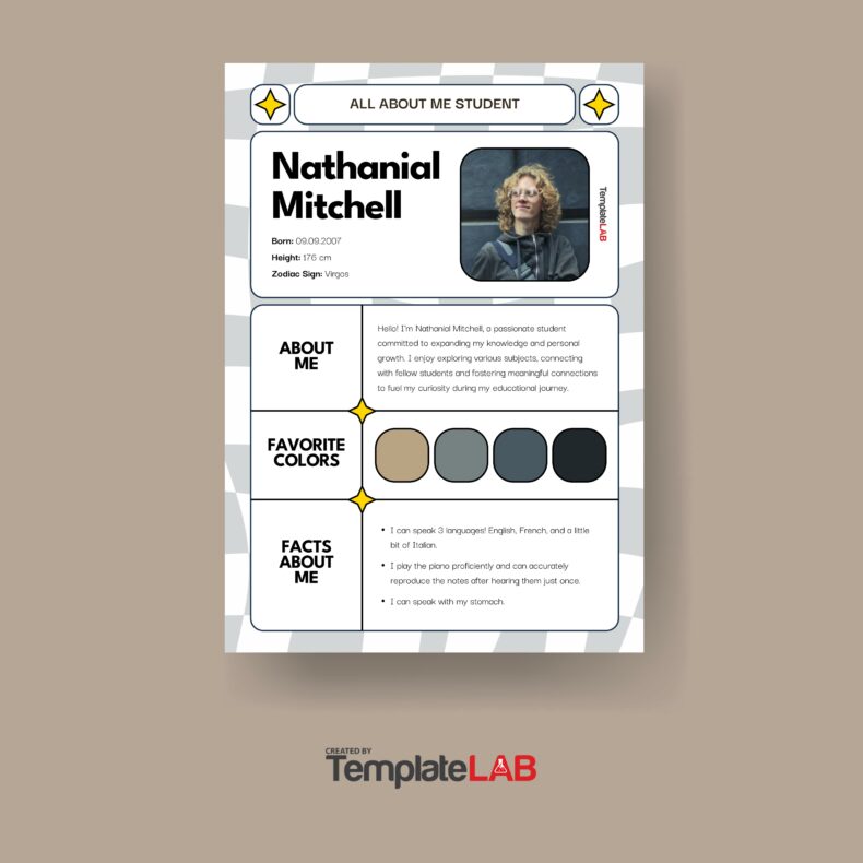 19 Printable All About Me Templates (FREE) ᐅ TemplateLab