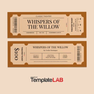 12 FREE Event Ticket Templates (Word, PowerPoint, PSD)