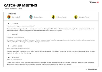 40 Best One to One Meeting Templates (100% Free)