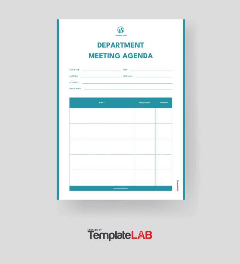 18 Effective Meeting Agenda Templates [Word/PPT/PDF]
