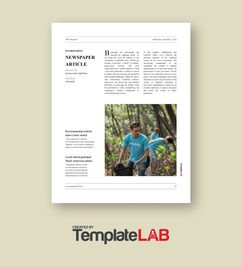 40 Best Newspaper & News Article Templates (Free)