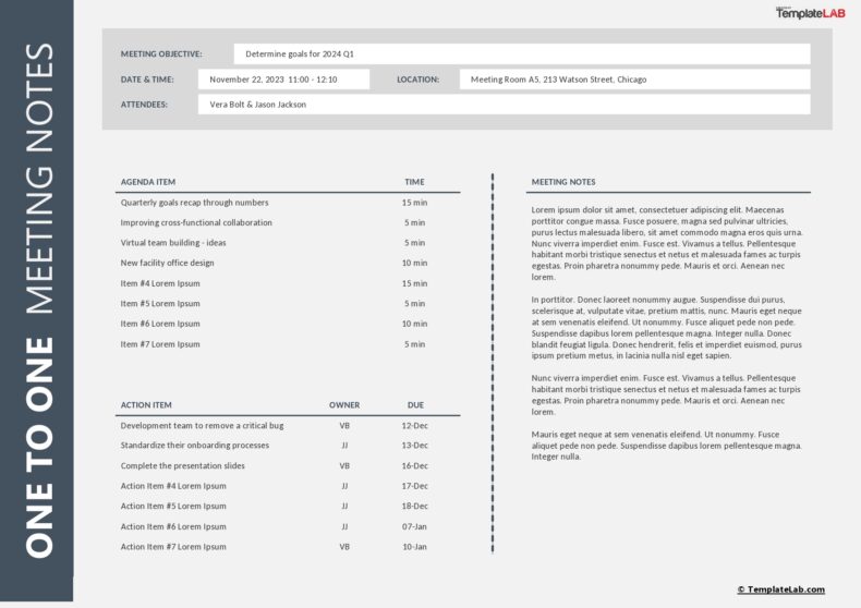 40 Best One to One Meeting Templates (100% Free)