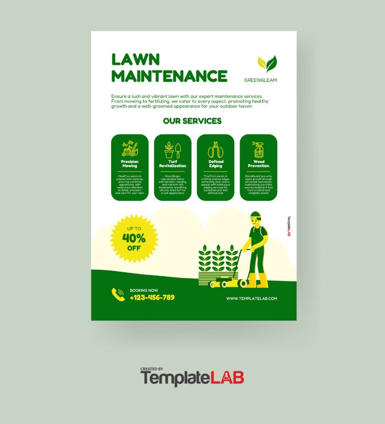 30 Free Lawn Care Flyer Templates [Lawn Mower Flyers] ᐅ TemplateLab