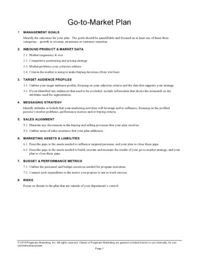 39 Best Go to Market Strategy Templates [100% Free]