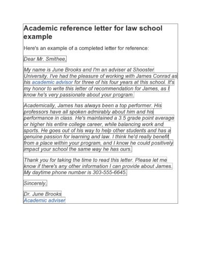 40 Law School Letter of Recommendation Samples [BEST Only]