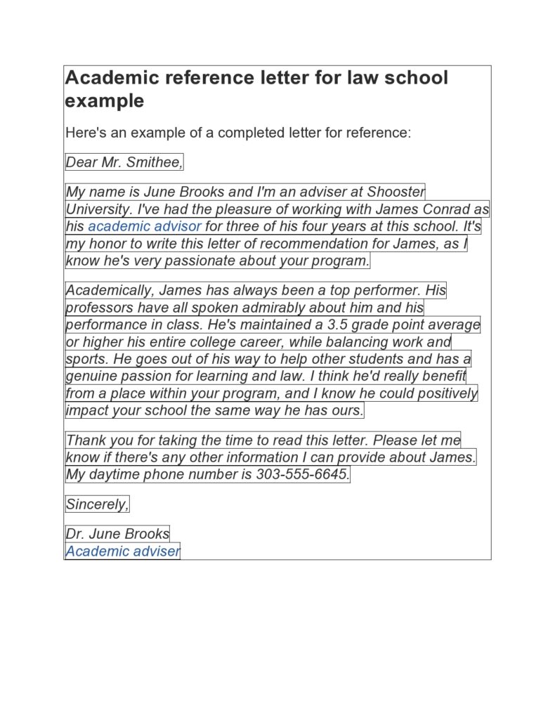 40 Law School Letter of Recommendation Samples [BEST Only]